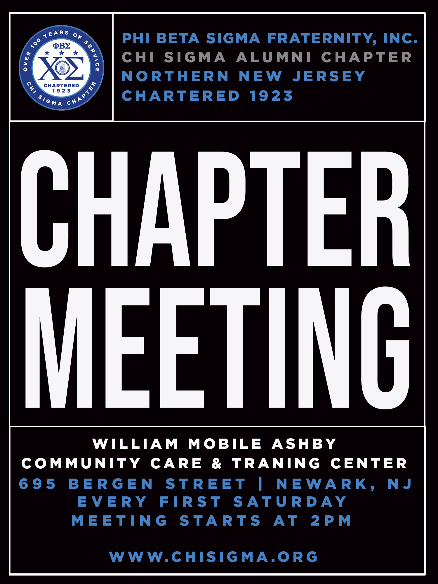 GET ACTIVE – Chi Sigma – Phi Beta Sigma Fraternity, INC